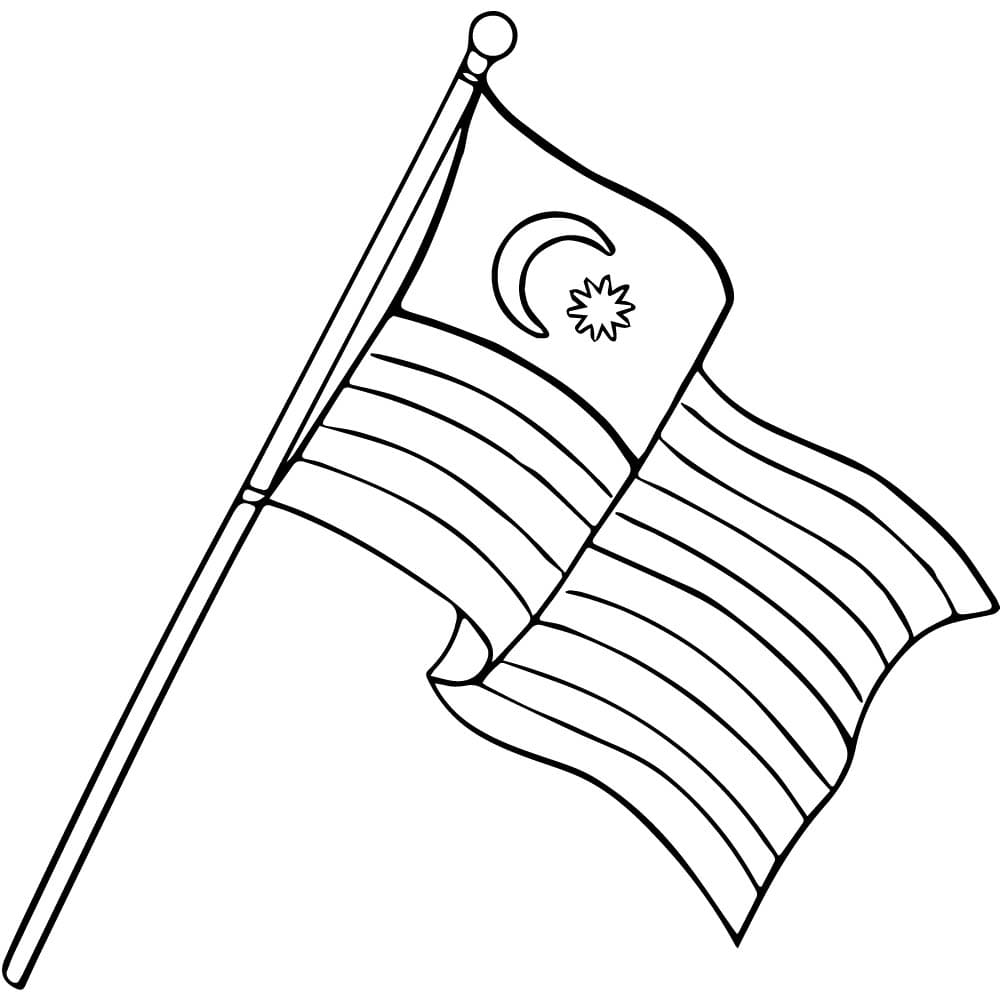 Bendera Malaysia sederhana