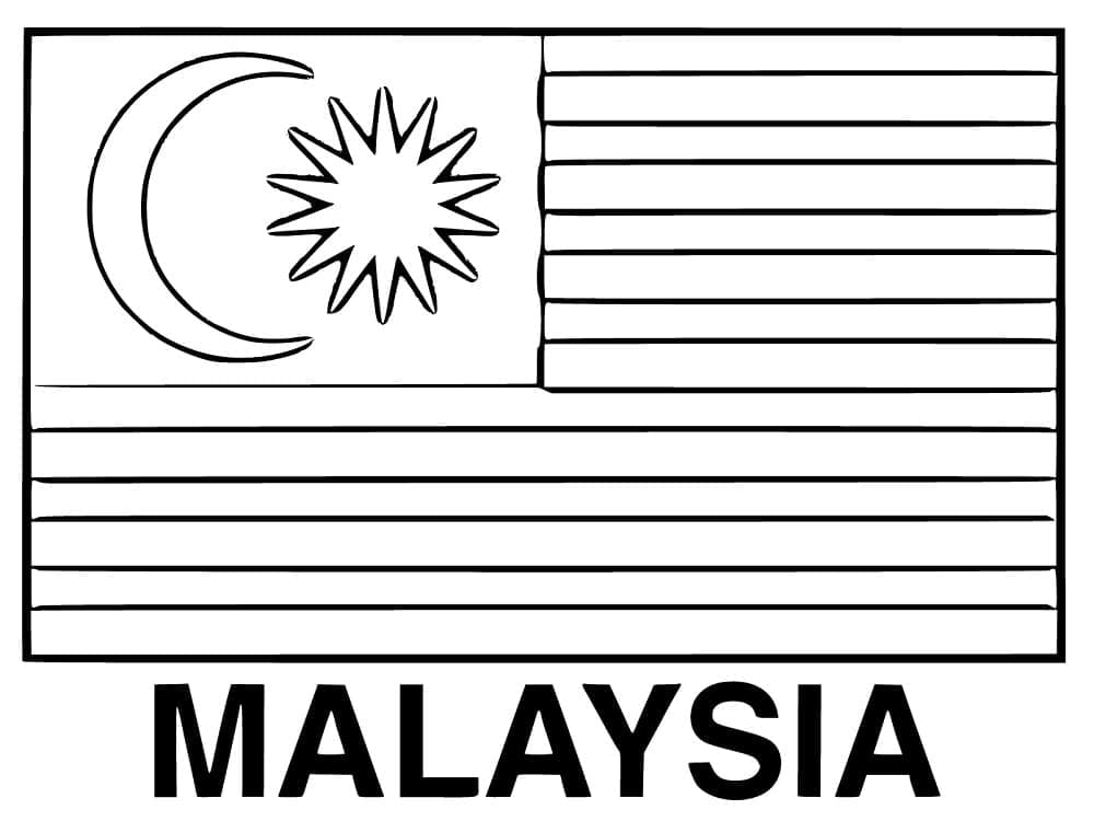 Bendera Malaysia yang Dapat Dicetak Gratis